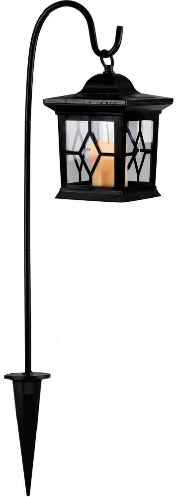 LED solární zahradní lucerna Star Trading Light, výška 14,5 cm