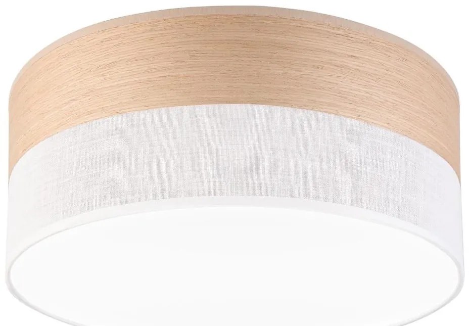 LED Stropní svítidlo SIRJA WOOD LED/20W/230V pr. 35 cm bílá/dub