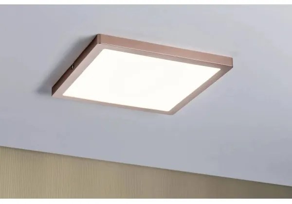 Paulmann 70873 - LED/24W Stmívatelný panel ATRIA 230V 2700K 30x30 cm rose gold