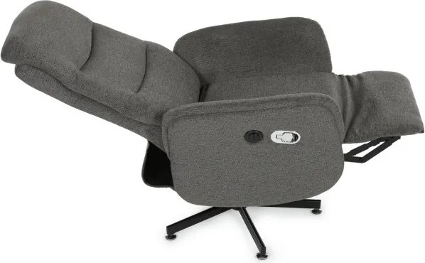 Polohovací křeslo béžové, elektrické TV-C5479 GREY2