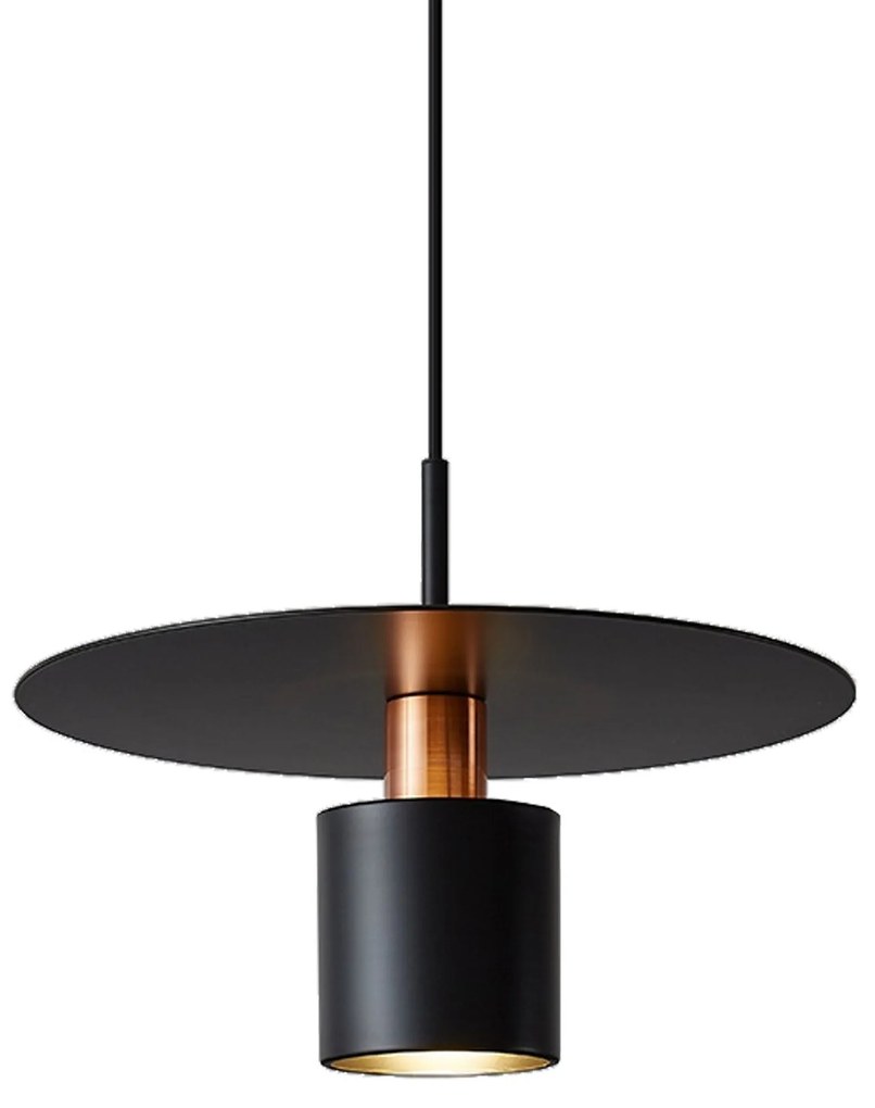 Toolight Závěsné svítidlo s APP1145-1CP Black Rose Gold