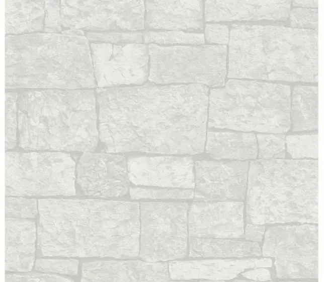 A.S. Création 31994-1 tapety na zeď Best of Wood'n Stone 2020 | 0,53 x 10,05 m | bílá, šedá vliesová tapeta na stěnu 319941