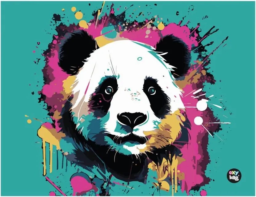 Oxybag - ubrus do výtvarné východy Panda, 65 × 50 cm