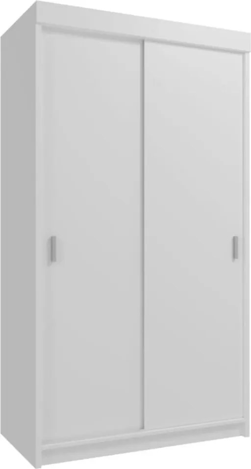 ARK Šatní skříň KLASIK 120 cm, Bílá