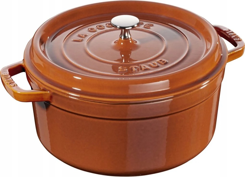 Kulatý litinový Hrnec 5,2l Cinnamon La Cocotte Staub