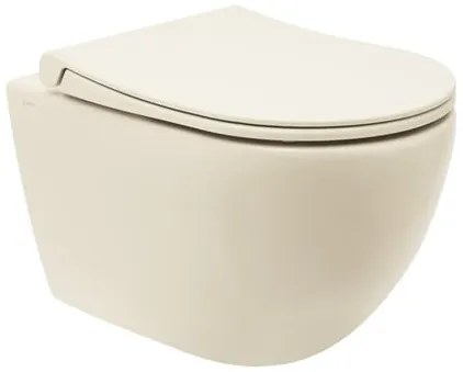 Vitra VitrA Project wc s prkénkem softclose závěsné s60 taupe mat zadní odpad 7510-020-6319
