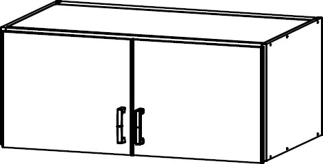 Skříňový nástavec Bremen, 91 cm, dub san remo