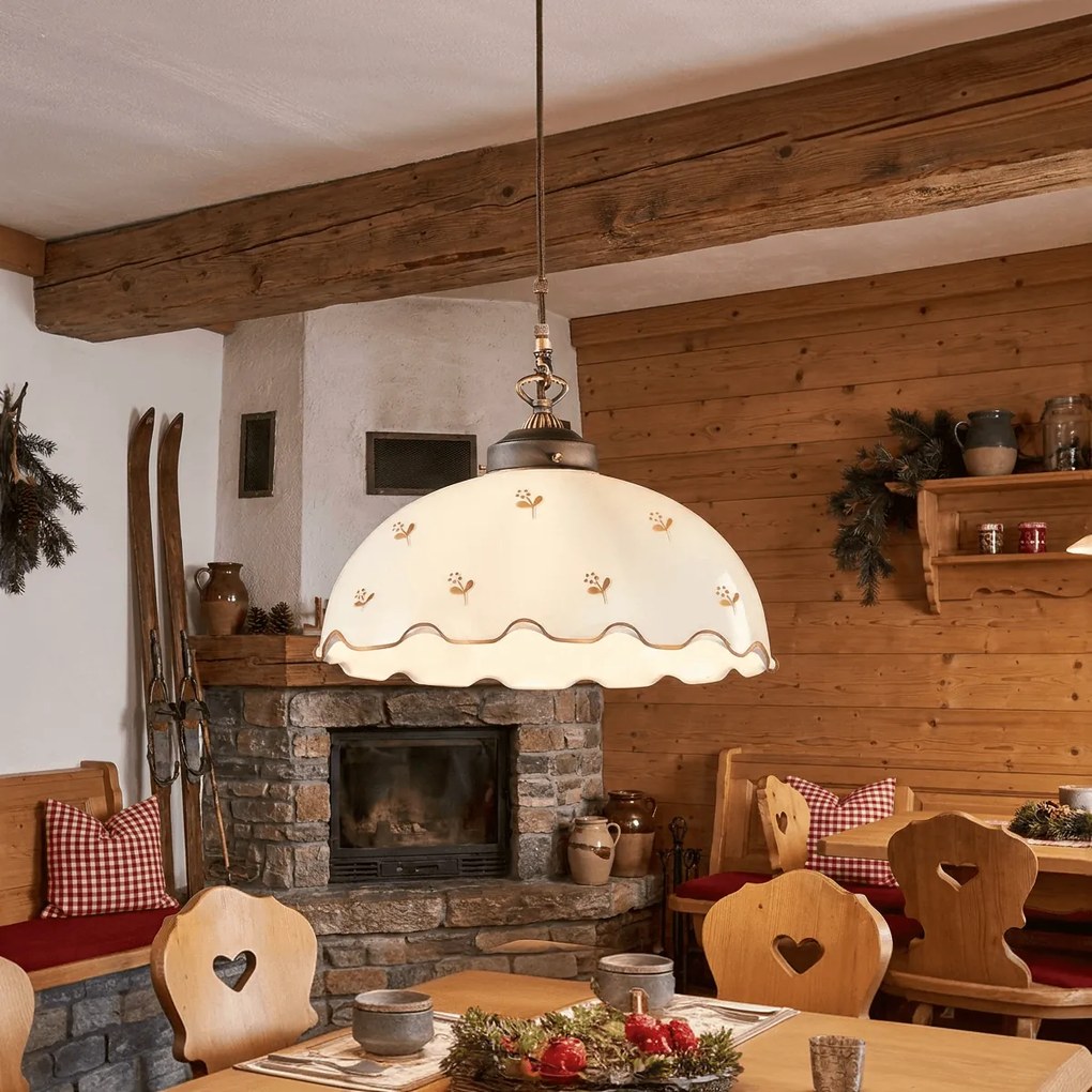 Svítidla KOLARZ Kolarz NONNA Gold rustikální lustr 731.32.162/36 cm/1x E27
