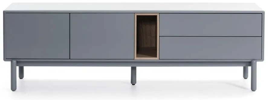 Modro-šedý TV stolek 180x56 cm Corvo – Teulat