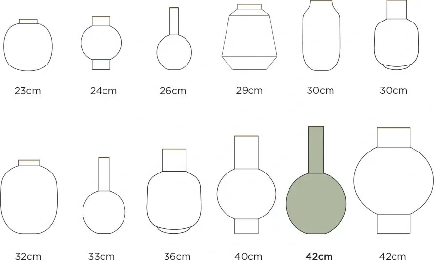 Pip Studio kovová váza světle růžová velká (Dekorační plechová váza 24.5x42 cm)