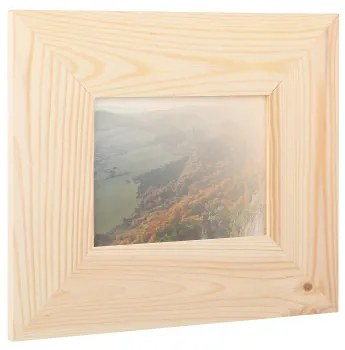 ČistéDřevo Dřevěný fotorámeček na zeď 29.5 x 25 cm