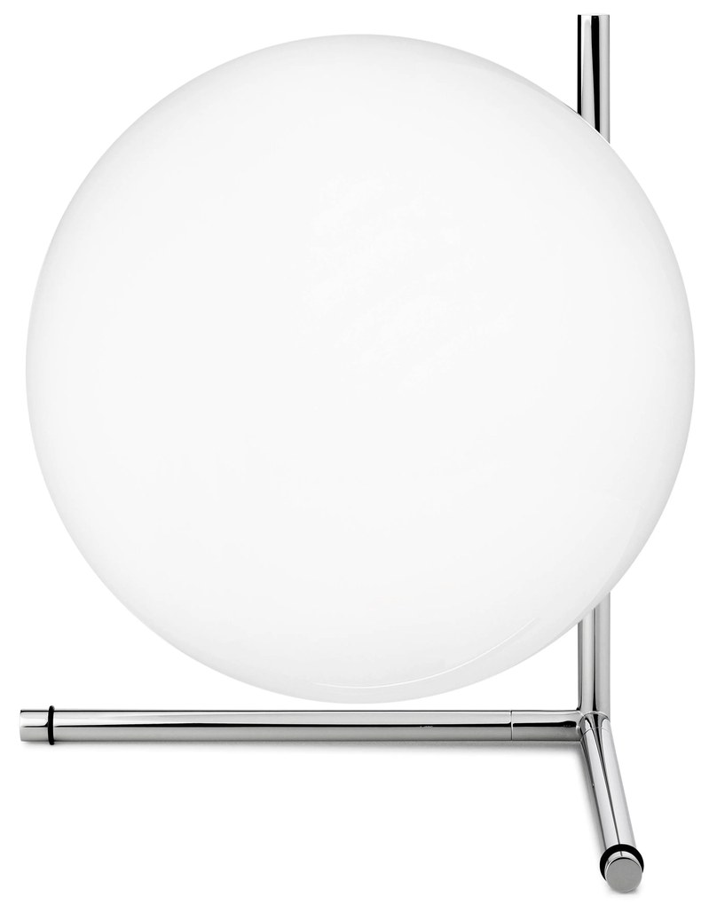 Flos IC Lights T2, designová lampa se stmívačem, 1x205W E27, chrom, Ø 30cm, výška 35cm