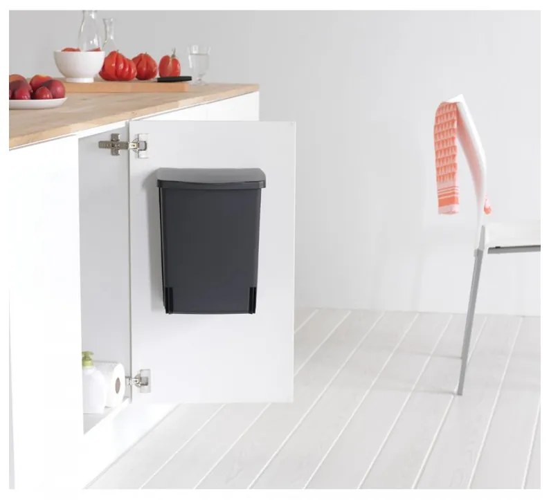 Brabantia Vestavný koš 10l černý 395246