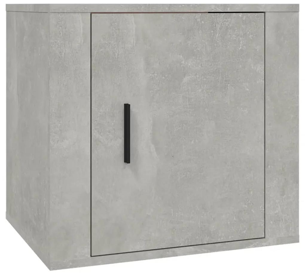 816696 vidaXL Noční stolek betonově šedý 50x39x47 cm