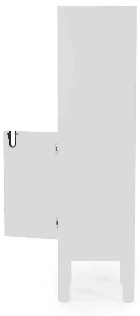 Skříňka nuo 40 x 152 cm bílá MUZZA