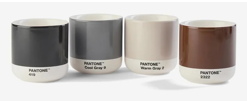 Keramické hrnky v sadě 4 ks 175 ml Cortado – Pantone