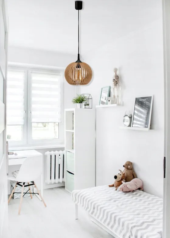 BERGE LED STROPNÍ ZÁVĚSNÉ SVÍTIDLO, DŘEVĚNÉ, 1xE27 + KLIP PRO SNADNOU MONTÁŽ