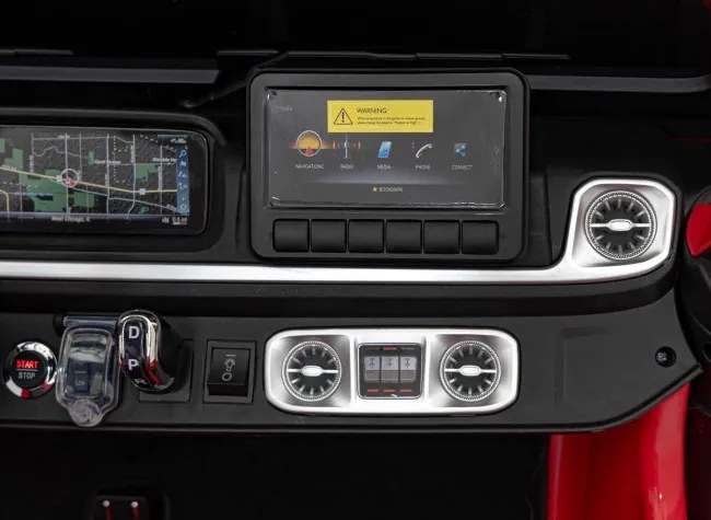 Elektrické autíčko Mercedes Benz G63 AMG XXL červené
