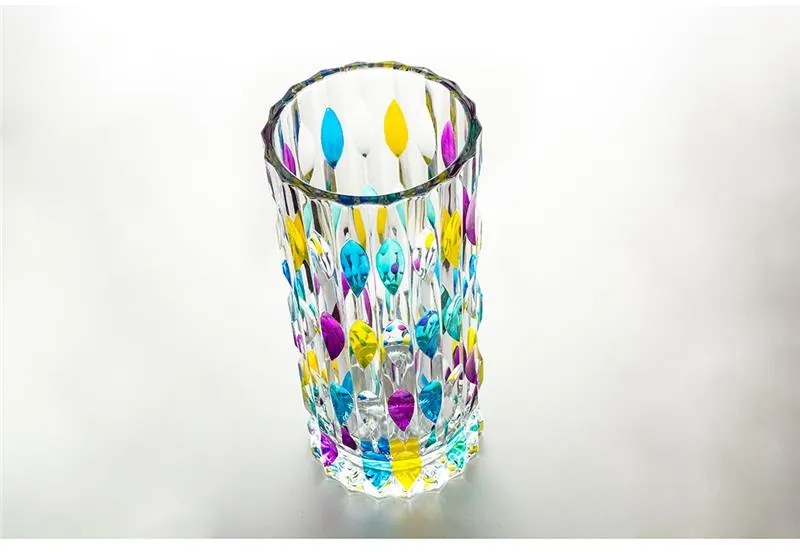 KŘISTÁLOVÁ VÁZA BOHEMIA PRESTIGE JOKER COLOUR 280MM