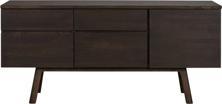 Komoda z dubového dřeva v tmavě přírodní barvě 170x77x42 cm Cleardale – Rowico
