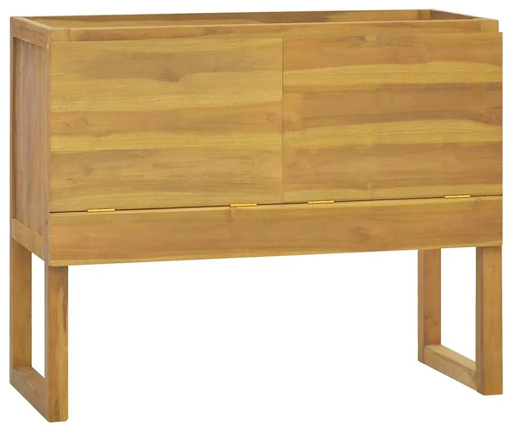 Koupelnová skříňka 90 x 40 x 75,5 cm masivní teakové dřevo 338248
