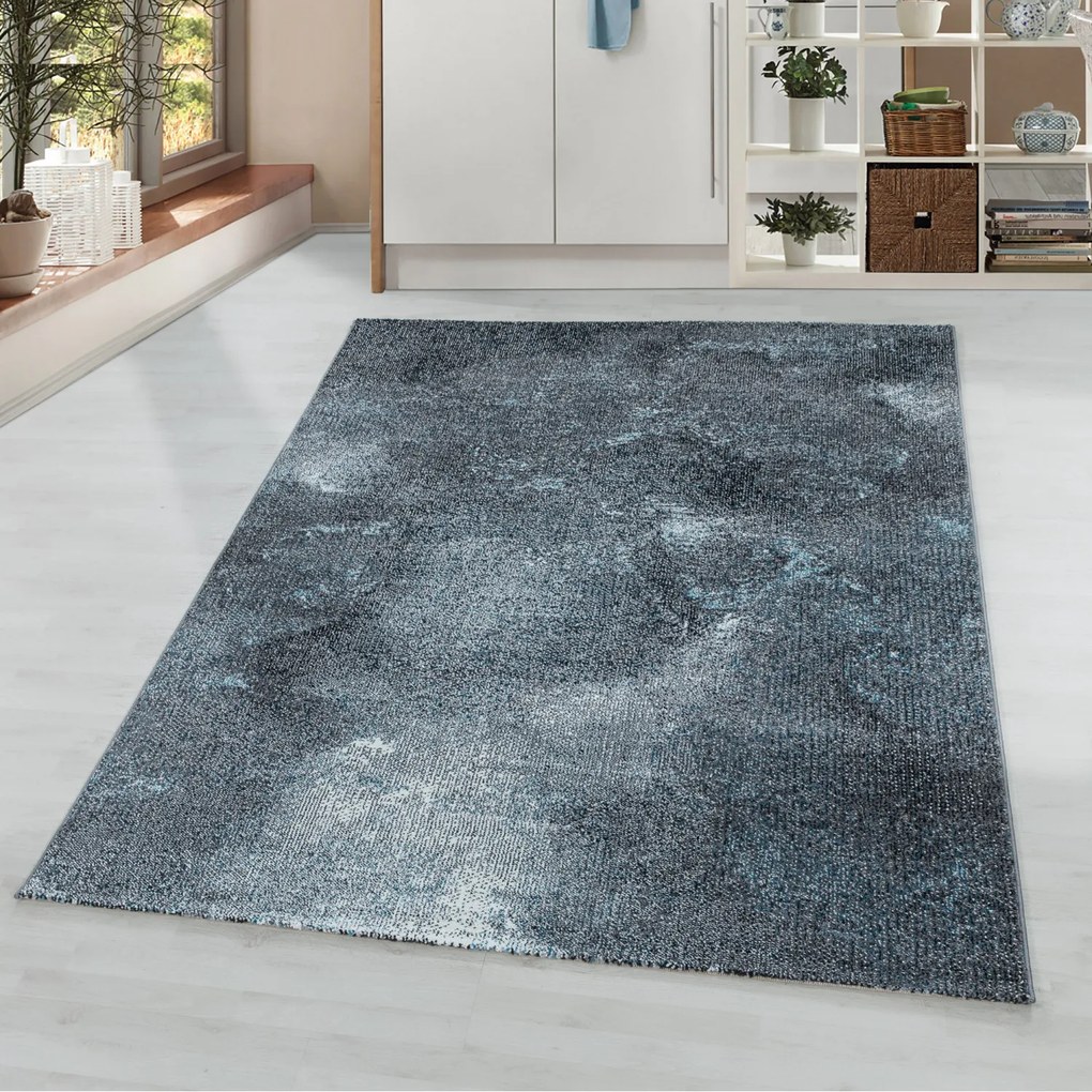 Ayyildiz, Kusový koberec Ottawa 4203 blue, 80x150, modrá, chodba / předsíň