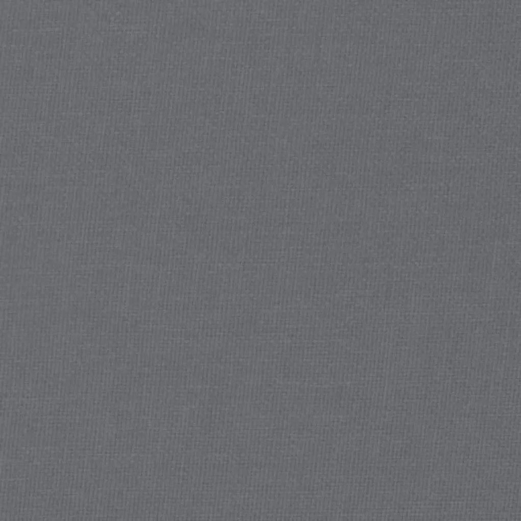 Relaxační křeslo s podnožkou tmavě šedé textil 3154897