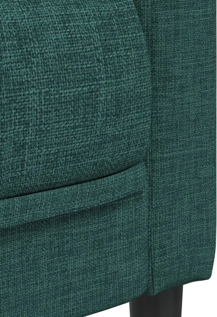 3dílná sedací souprava tmavě zelená textil 3209233
