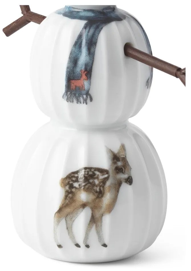 Porcelánová vánoční figurka (výška 11,5 cm) Hammershøi Snowman – Kähler Design