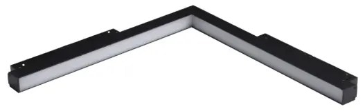 LED svítidlo do lišty Alfa Saga Track Magnetic Corner B 24W 3000K černá