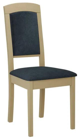 Čalouněná jídelní židle Heven XIV, Barva dřeva: černý, Potah: Kronos 7
