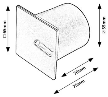 Rabalux 71172 - LED Schodišťové svítidlo BOVEN LED/3W/230V bílá