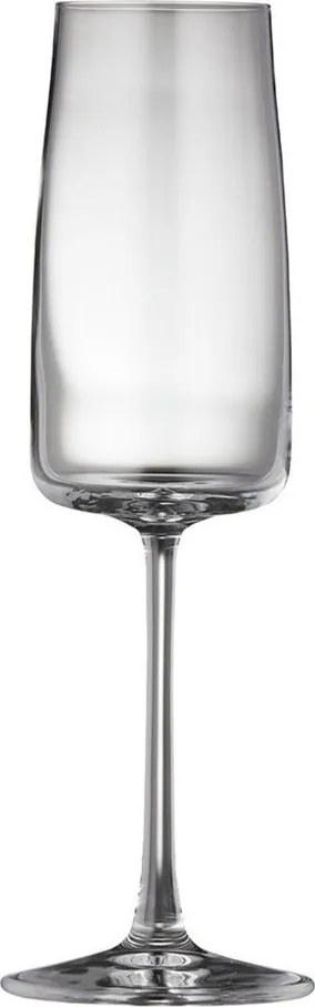 Křišťálové skleničky v sadě 4 ks na sekt 300 ml Zero – Lyngby Glas