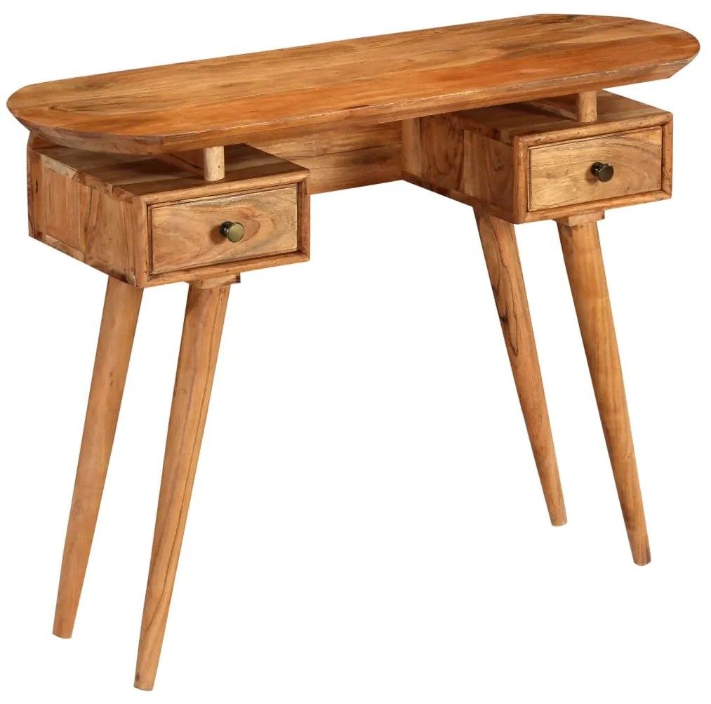 246056 vidaXL Konzolový stolek z masivního akáciového dřeva 100 x 35 x 75 cm