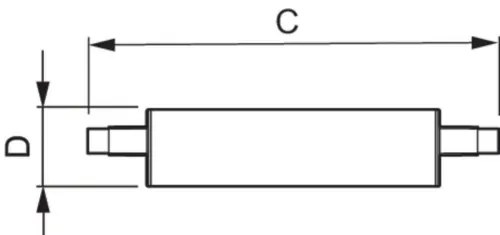 LED žárovka R7s 118mm Philips 14W (100W) teplá bílá (3000K) stmívatelná