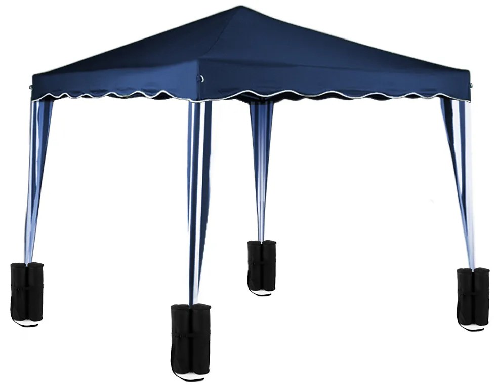 Závaží na nohy party stanu, 4 ks, černá Kingsleeve