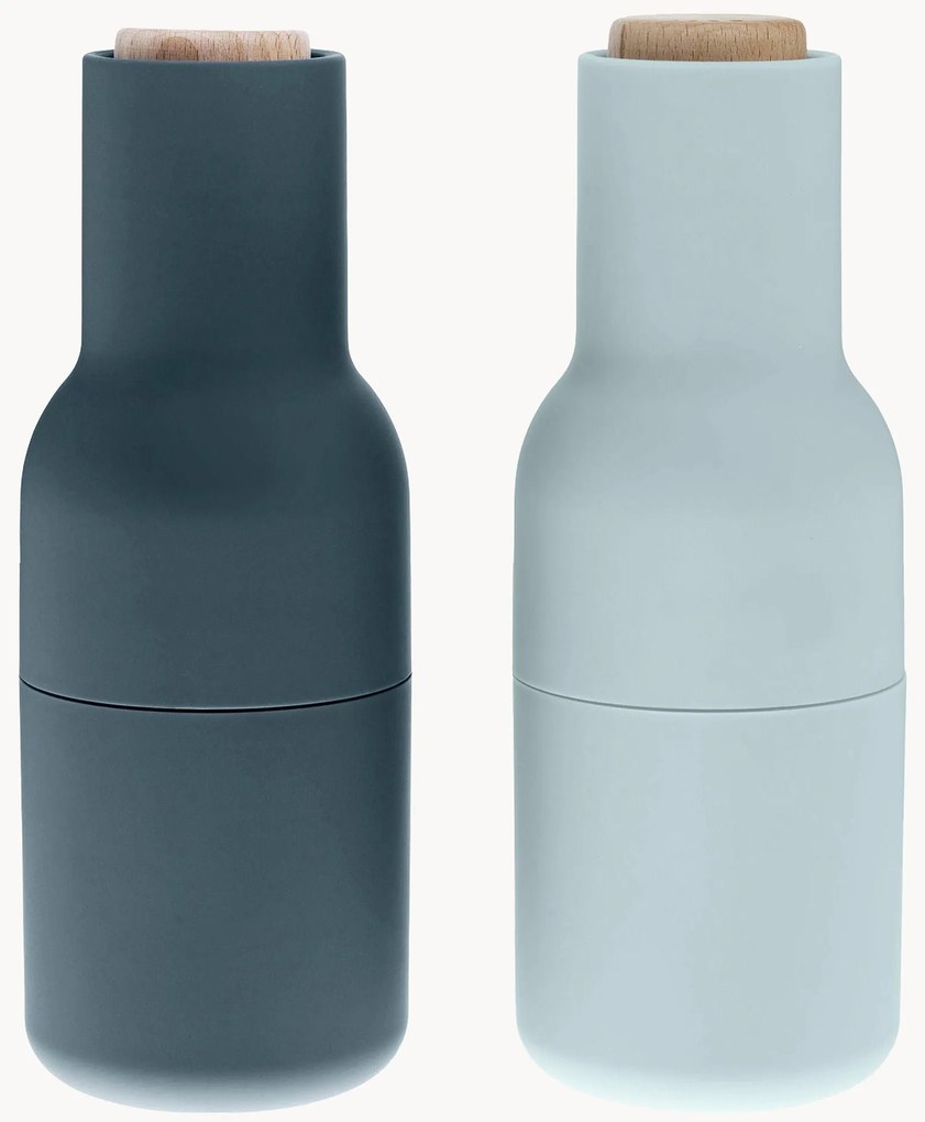 Sada mlýnků na'sůl a pepř s dřevěnými víčky Bottle Grinder, 2 díly