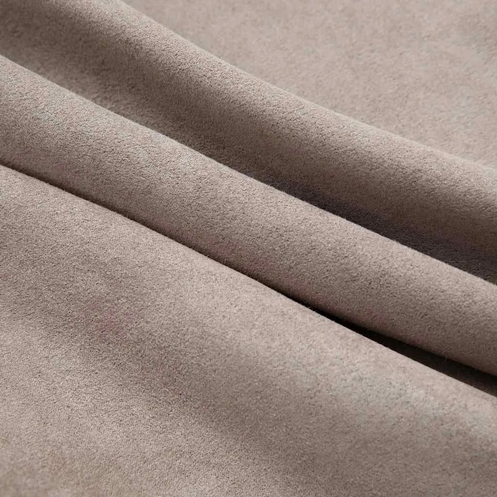 Zatemňovací závěsy s kovovými kroužky 2 ks taupe 140 x 245 cm 134478