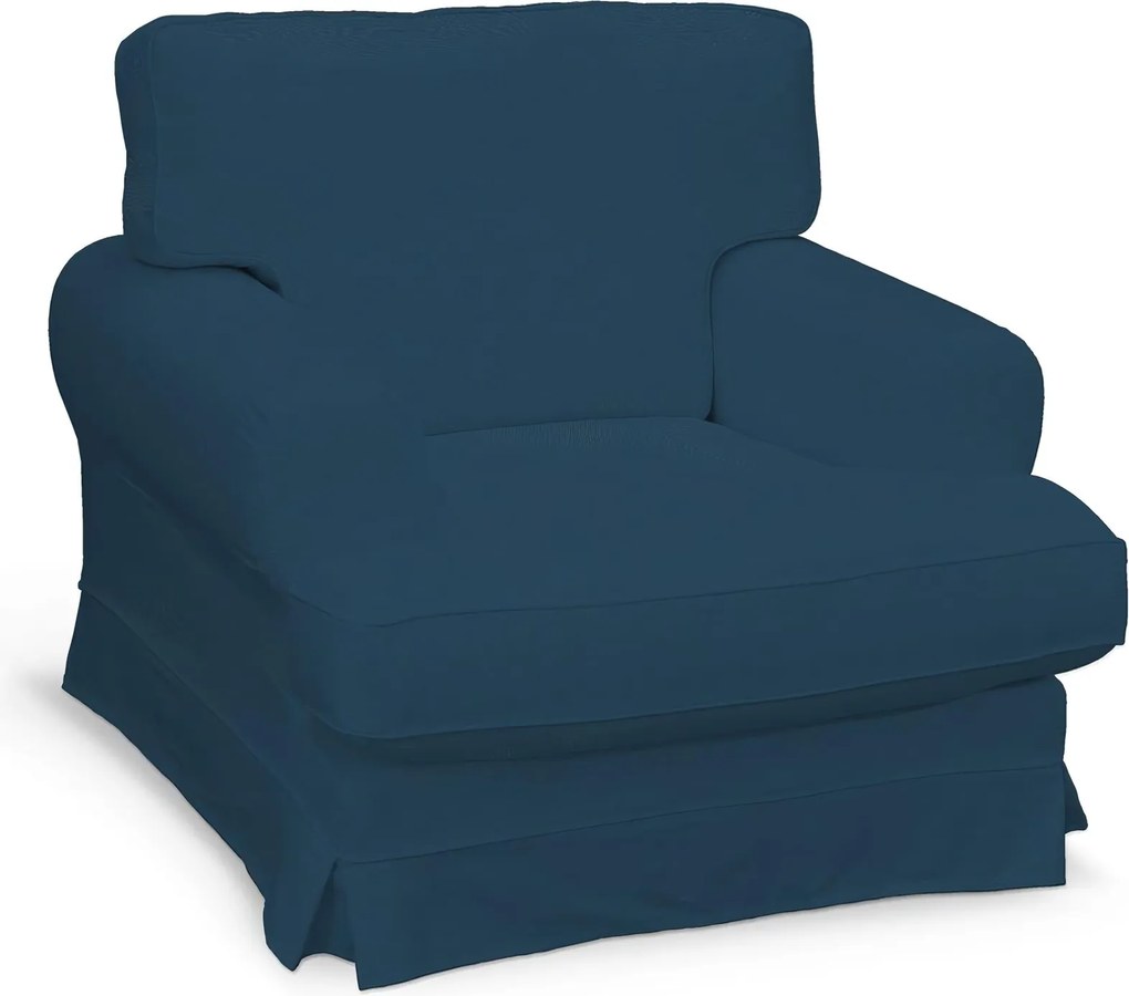 Potah na křeslo IKEA Ekeskog barva tmavě modrá