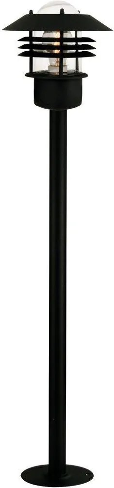NOR 25118003 Venkovní sloupkové svítidlo Vejers 1x60W E27 černá čirá - NORDLUX