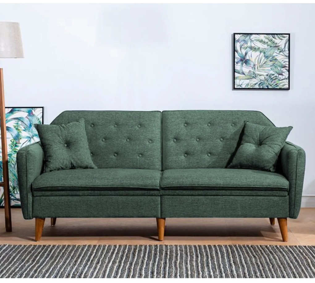 Atelier del Sofa 3-místná pohovka Terra - Green, Zelená