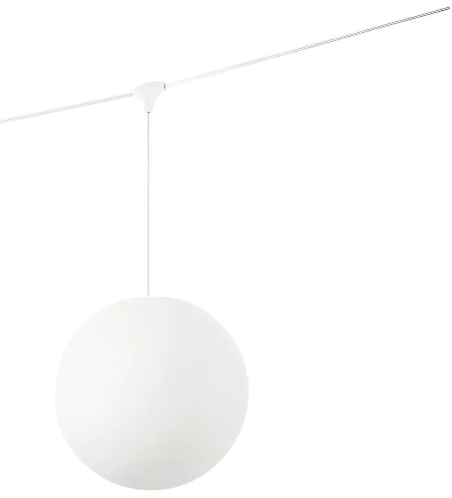 Linealight 10140 Oh!-C2, bílé svítidlo pro lankový systém Mono, 8W LED 3000K, prům.28cm