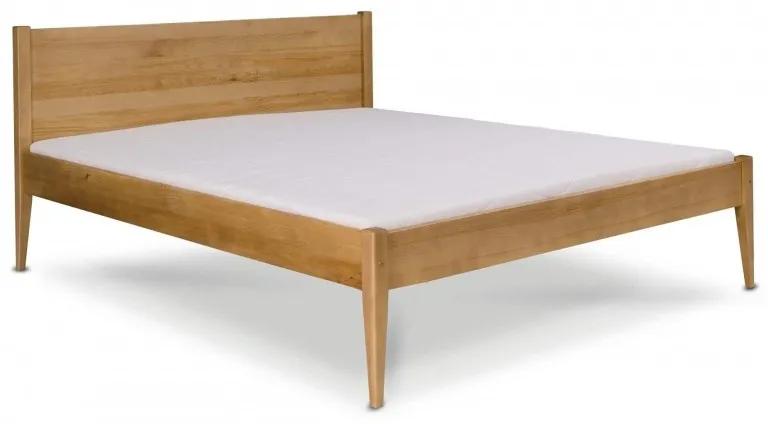 Hector Dřevěná postel Cresto 160x200 dvoulůžko - dub