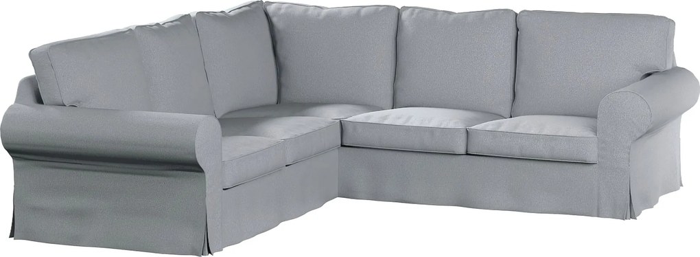 Potah na pohovku IKEA Ektorp rohová barva šedá látka pletený vzor