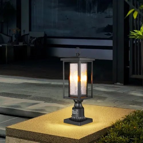2 PC Soumrak do úsvitu Svítidlo na sloup venkovní lampy 450 mm Držák na sloup