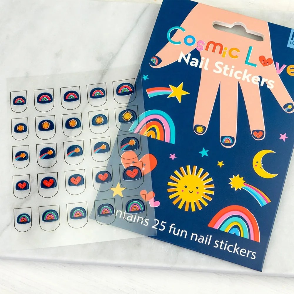 Kreativní sada Cosmic Love – Nail stickers – Rex London