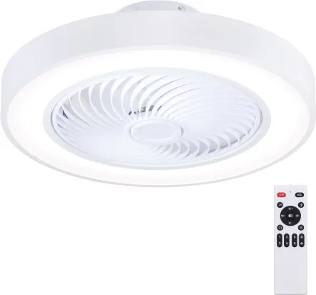Brilagi-LED Stmívatelné svítidlo s ventilátorem LED/30W/230V 3000-6500K bílá+DO