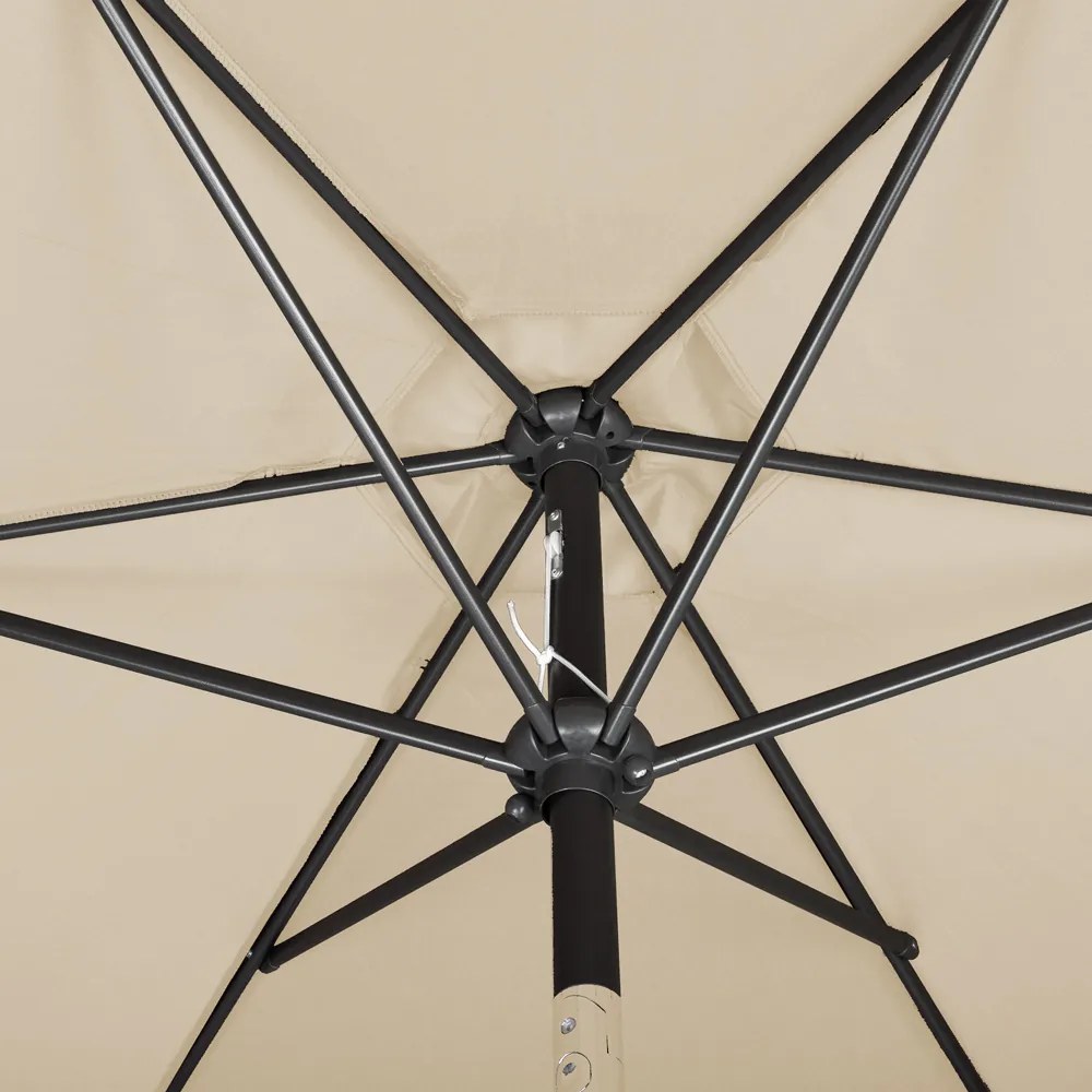 Slunečník béžový průměr 300 cm 104066