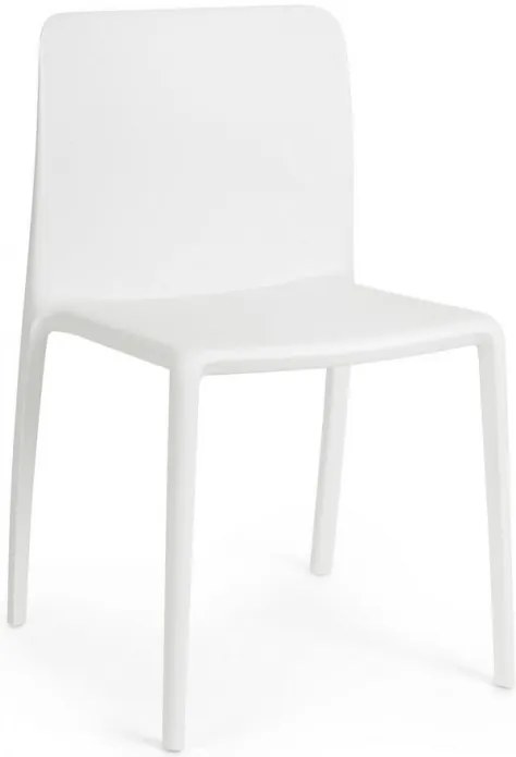 BIZZOTTO Plastová jídelní židle CHLORIS bílá 0650042
