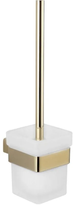 Mexen Pavo WC kartáč, zlatý - 7030450-50